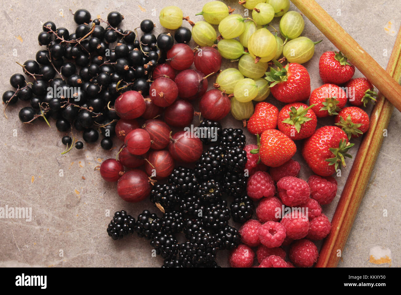 fresh summer fruit selection Stock Photo - Alamy