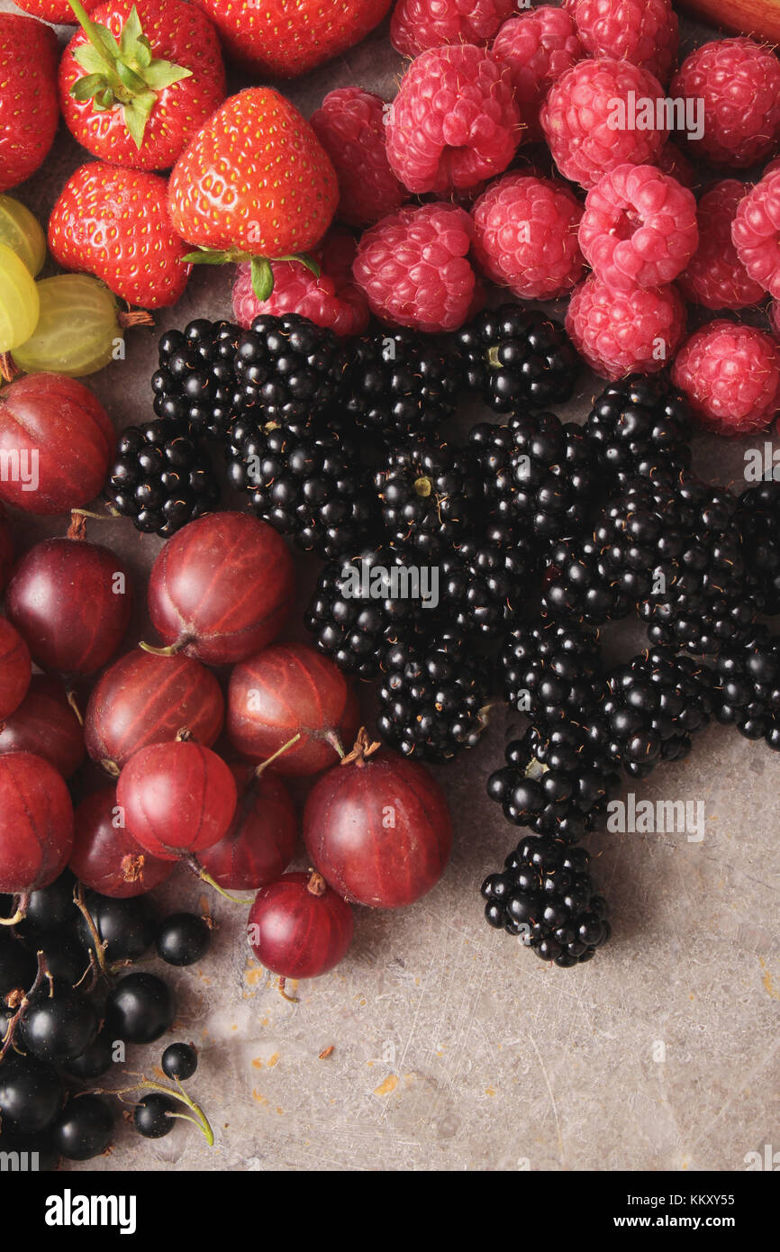 fresh summer fruit selection Stock Photo - Alamy