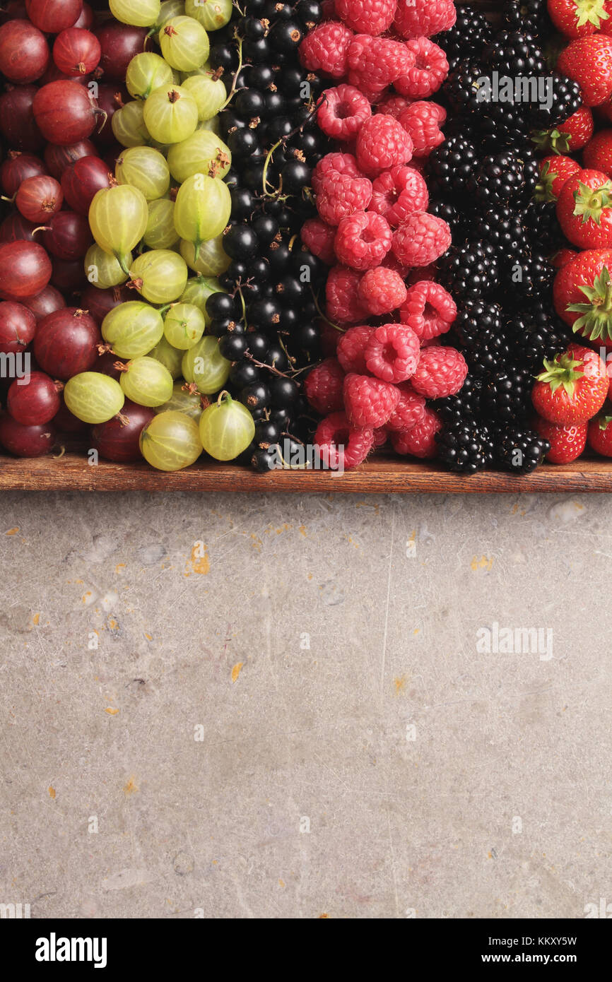 fresh summer fruit selection Stock Photo - Alamy