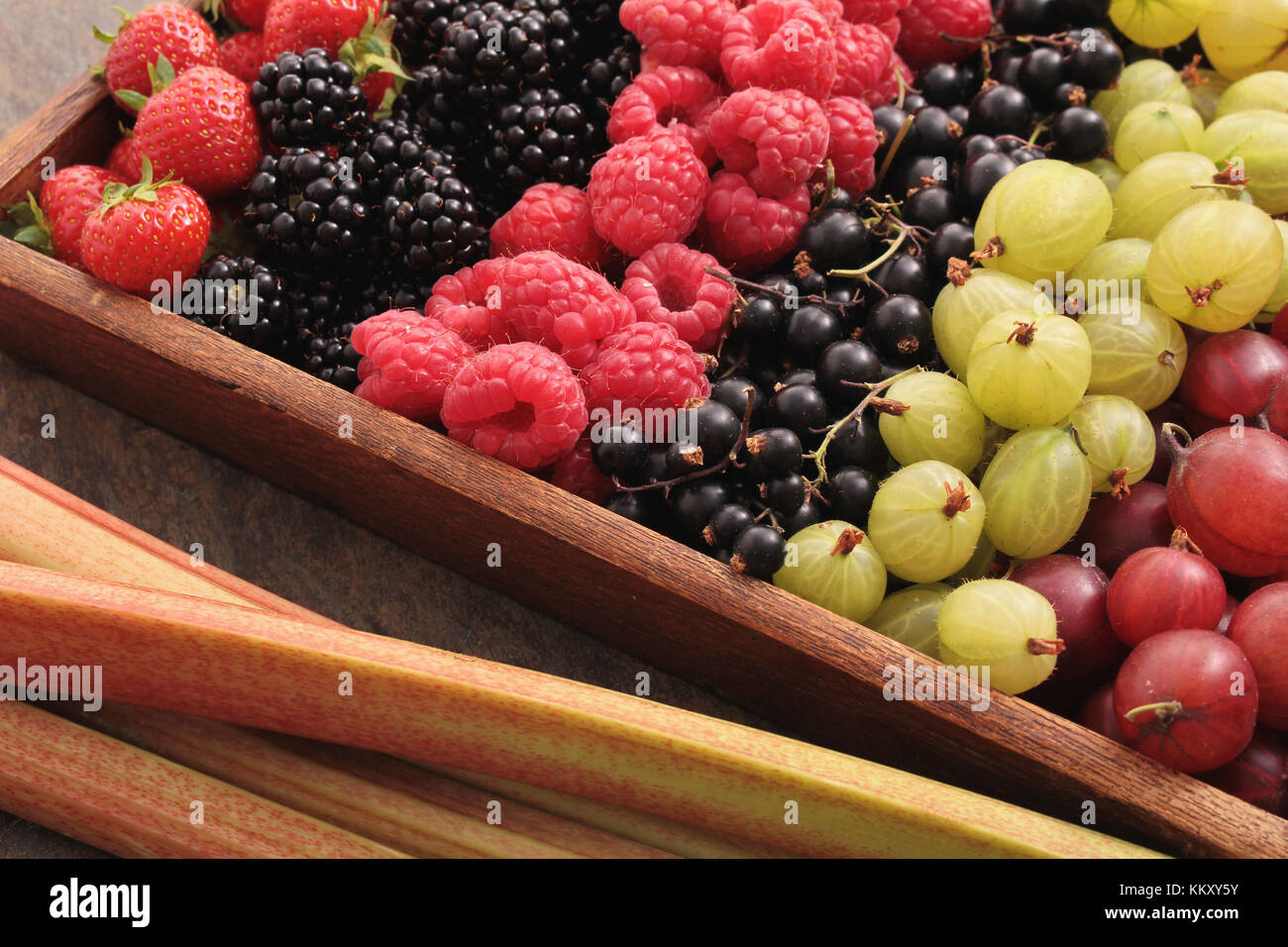 fresh summer fruit selection Stock Photo - Alamy