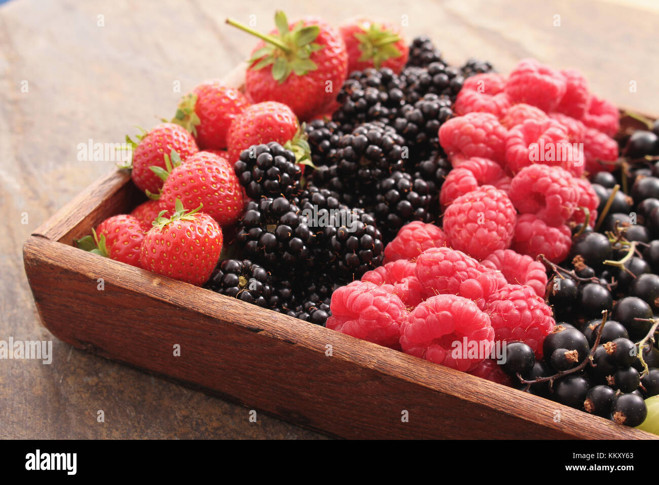 fresh summer fruit selection Stock Photo - Alamy