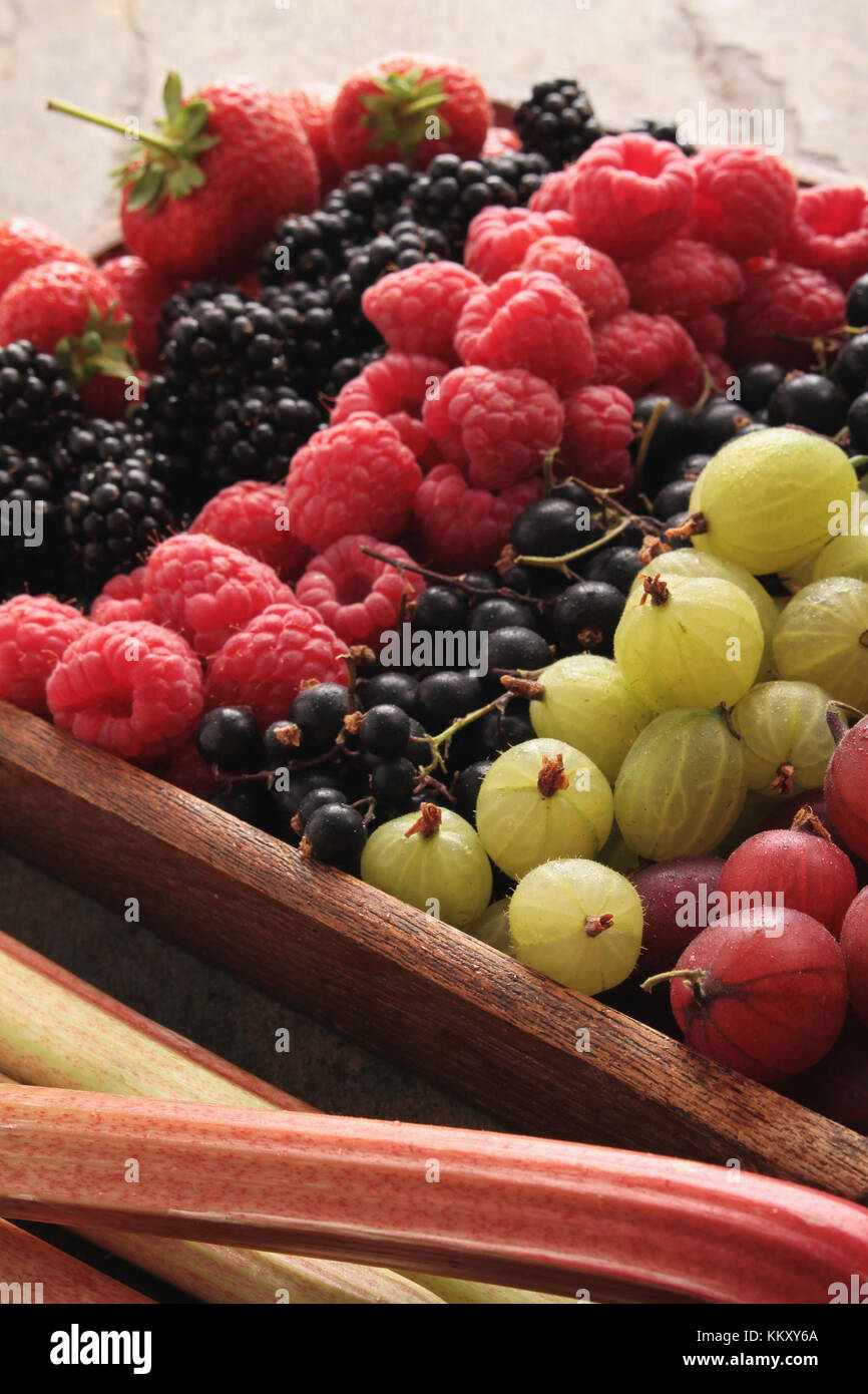 fresh summer fruit selection Stock Photo - Alamy