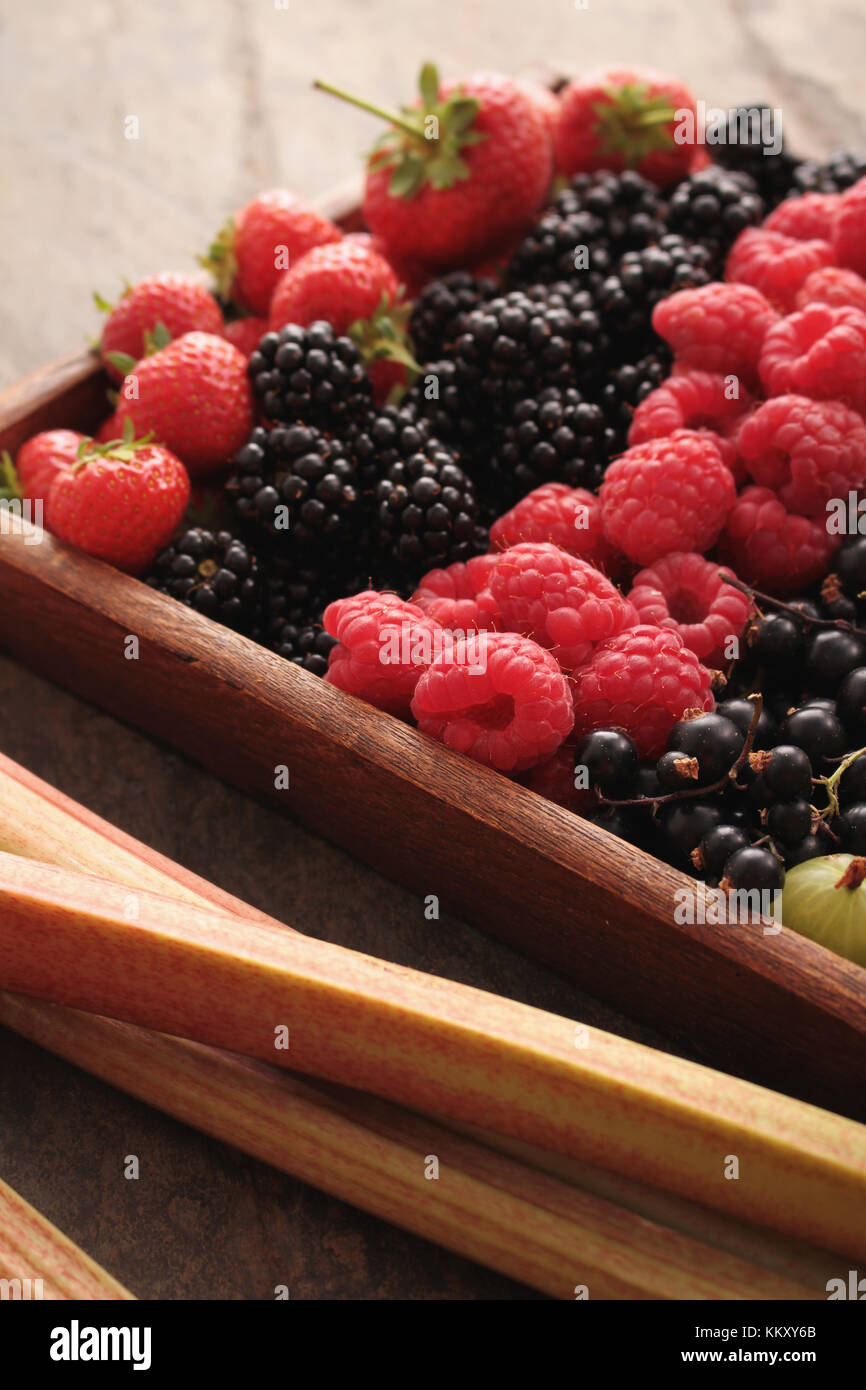 fresh summer fruit selection Stock Photo - Alamy