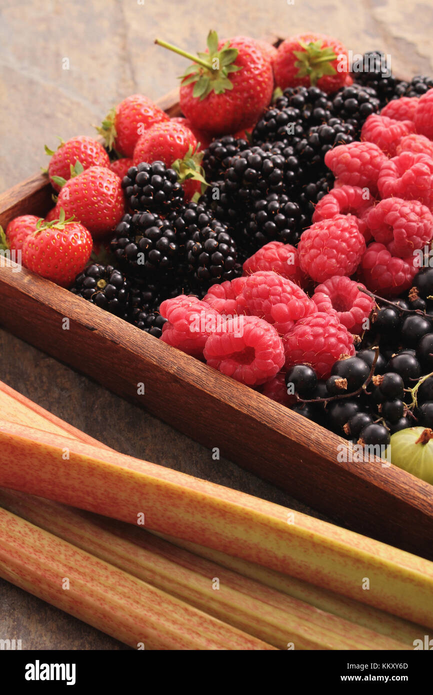 fresh summer fruit selection Stock Photo - Alamy