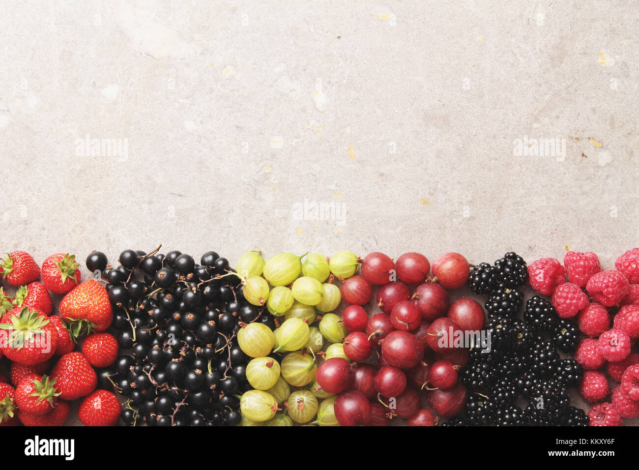 fresh summer fruit selection Stock Photo - Alamy
