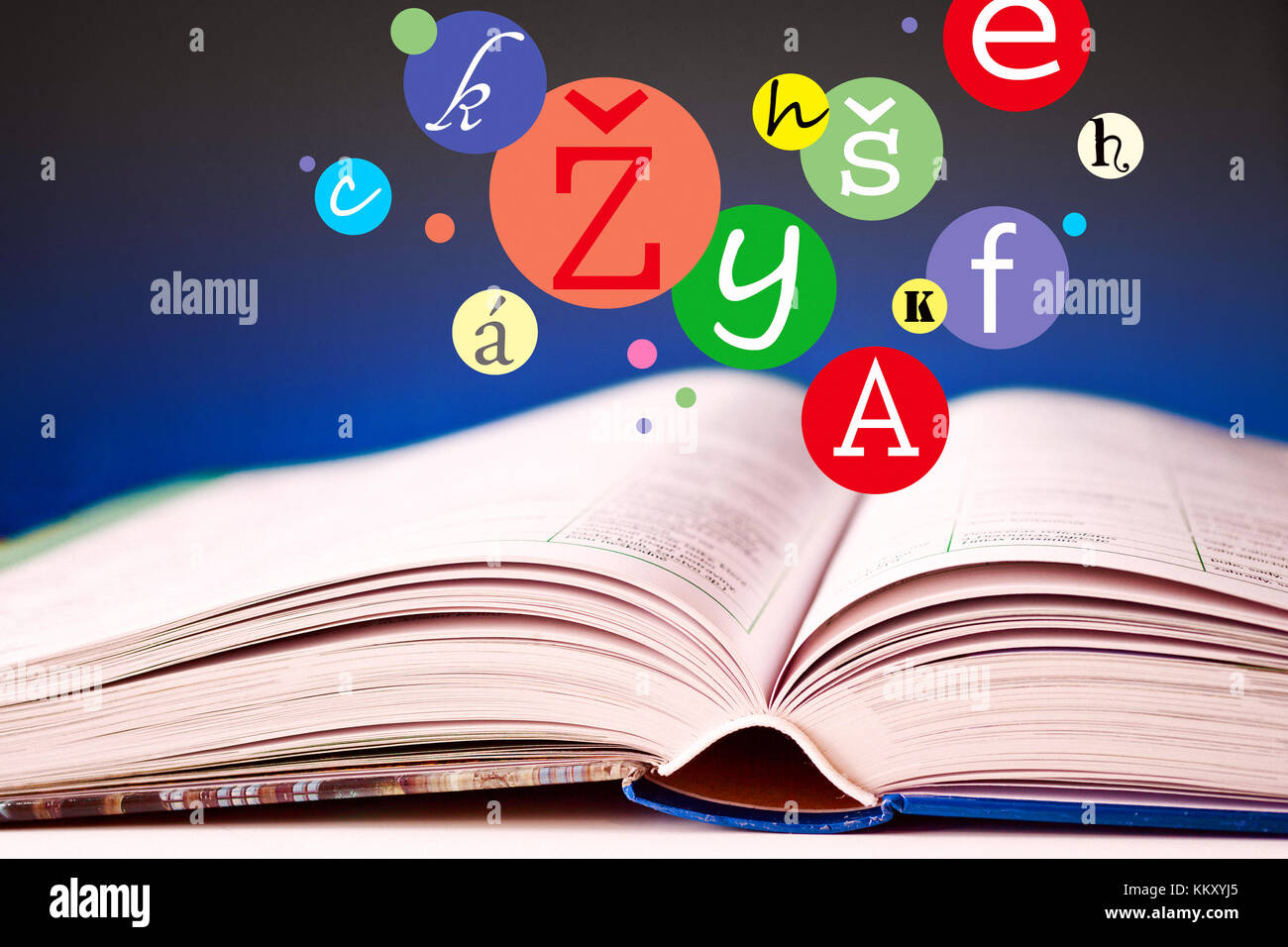 Flying letters hi-res stock photography and images - Alamy