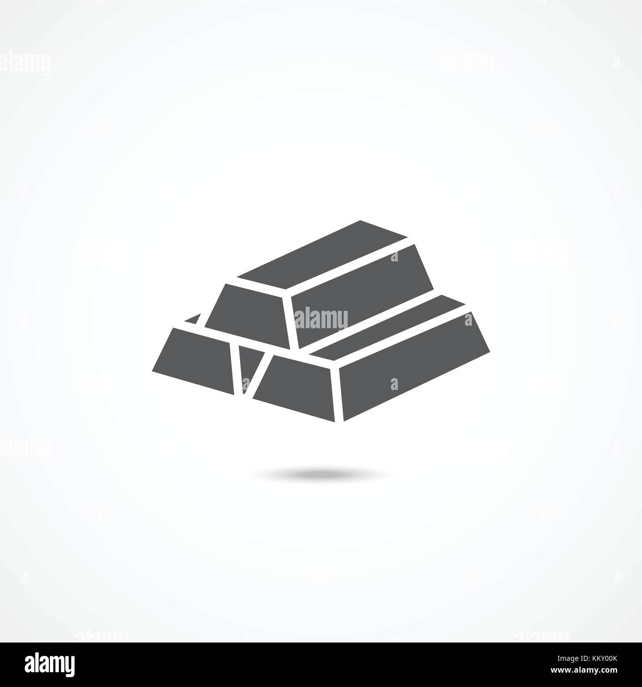 Gold brick golden bar white Stock Vector Images - Alamy