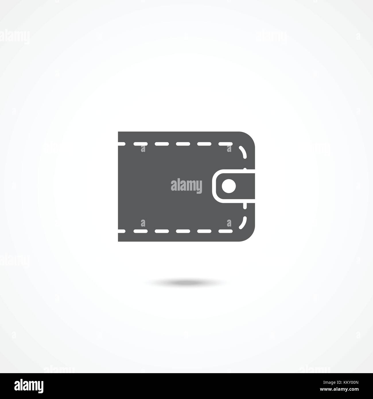 Wallet icon on white Stock Vector Image & Art - Alamy