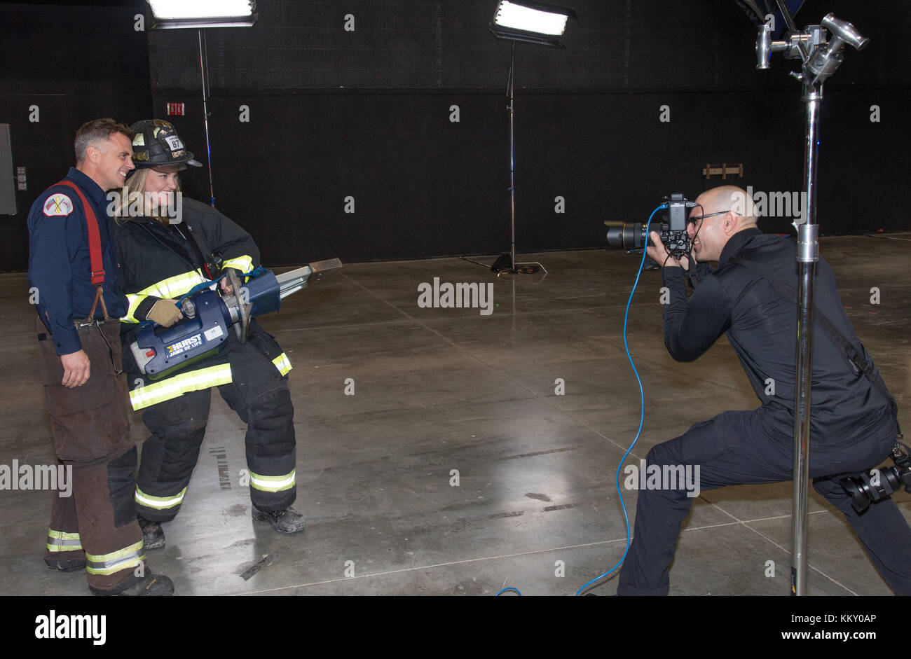 Behind the scenes with cast members and key crew of Chicago Fire ...