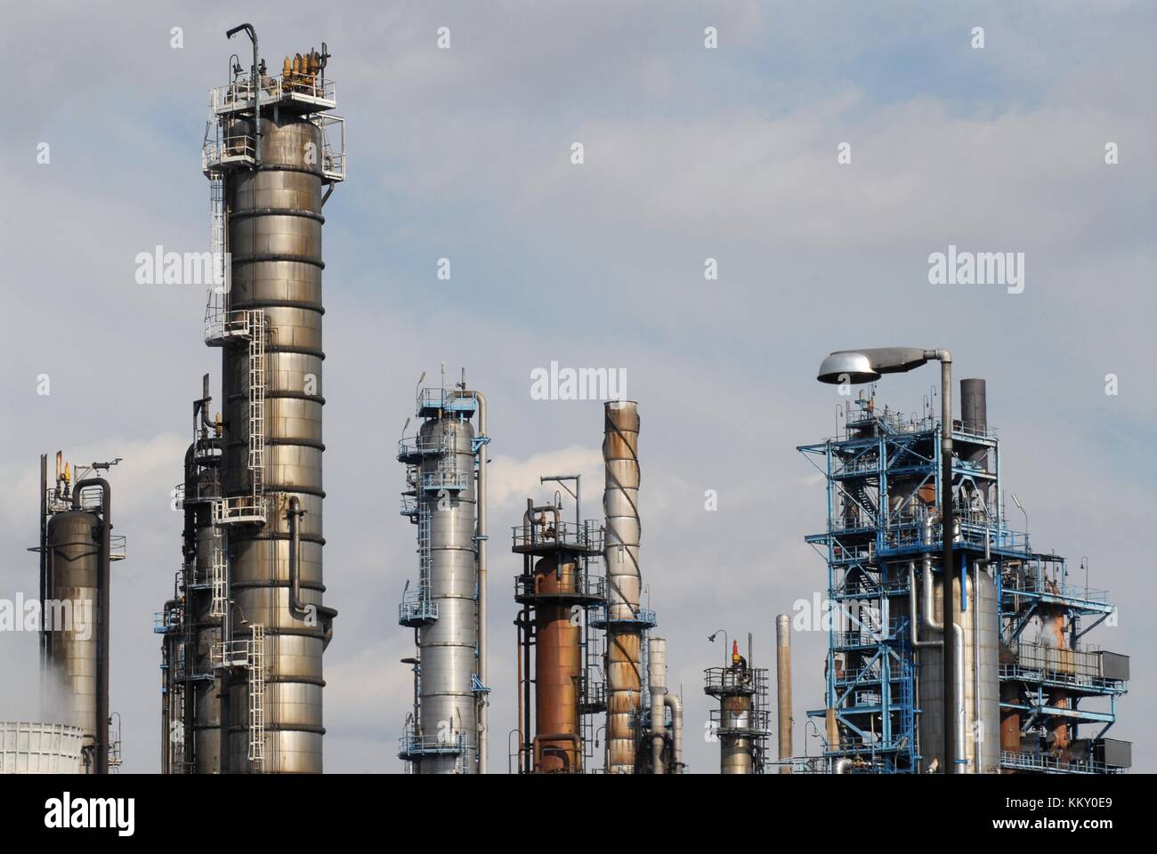 Sarpom oil refinery of Trecate (Novara, Italy Stock Photo - Alamy