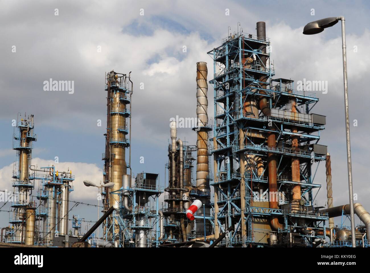 Sarpom oil refinery of Trecate (Novara, Italy Stock Photo - Alamy
