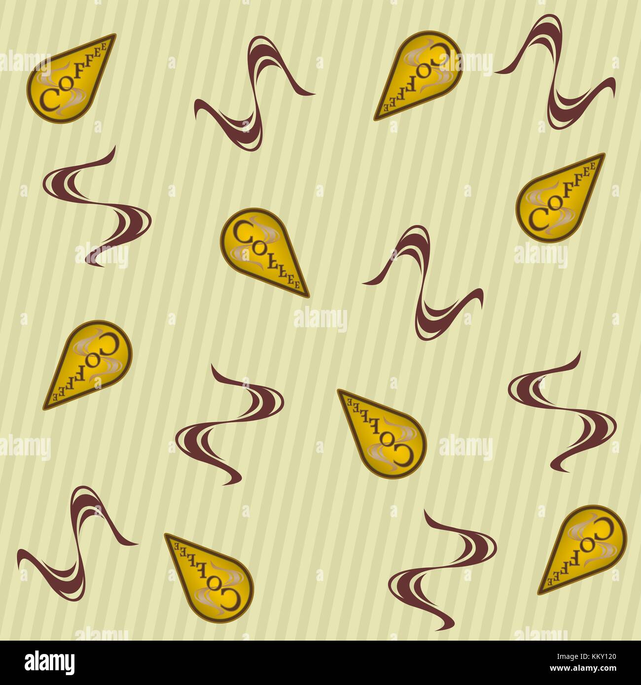 Cafe pattern Stock Vector Images - Alamy