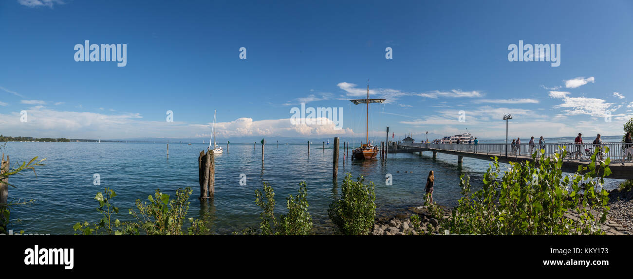 Landscape of the Lake Constance or Bodensee in Germany Stock Photo - Alamy