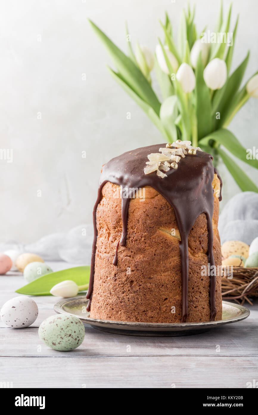 Easter orthodox sweet bread Stock Photo - Alamy