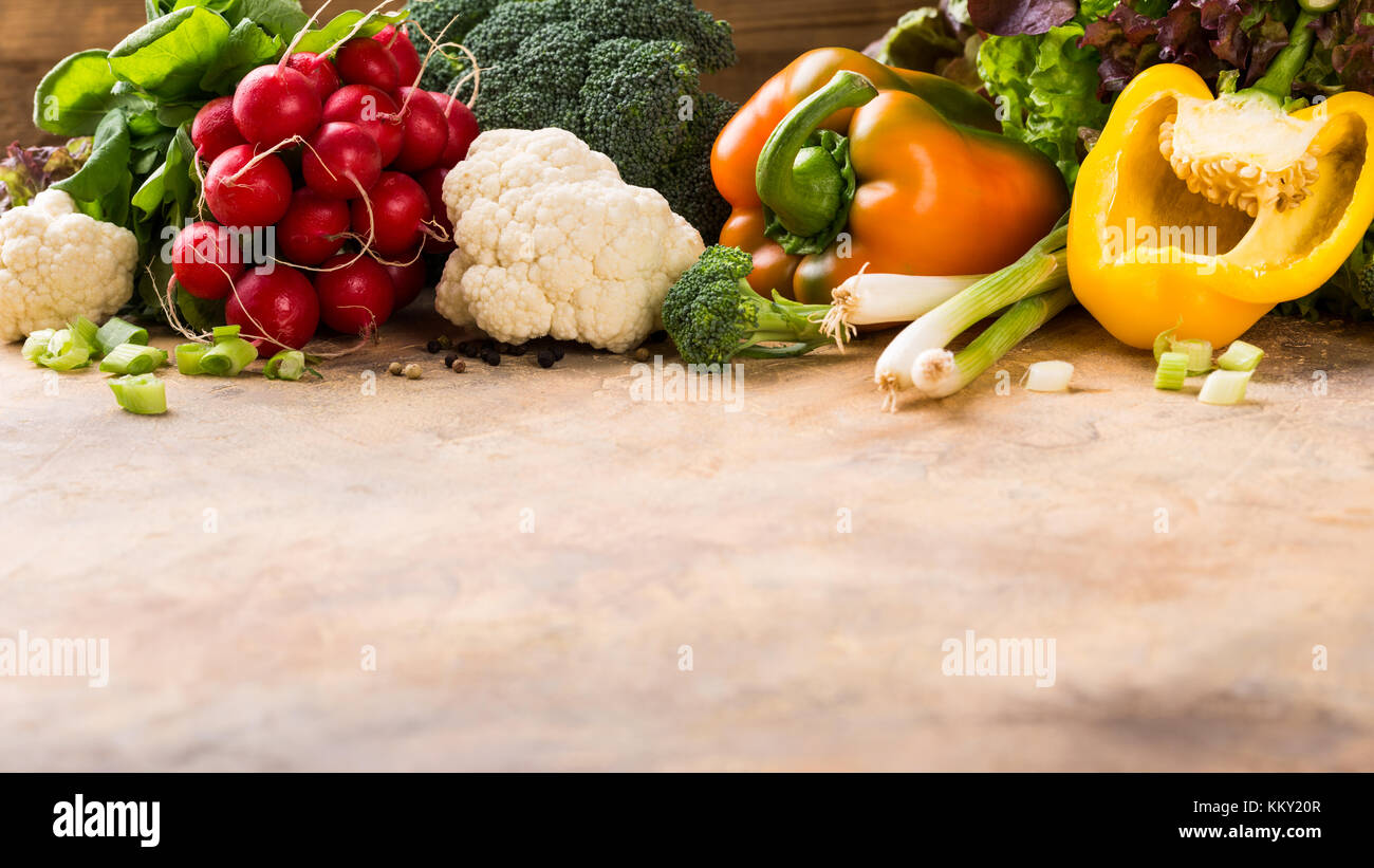 Fresh raw vegetables Stock Photo - Alamy