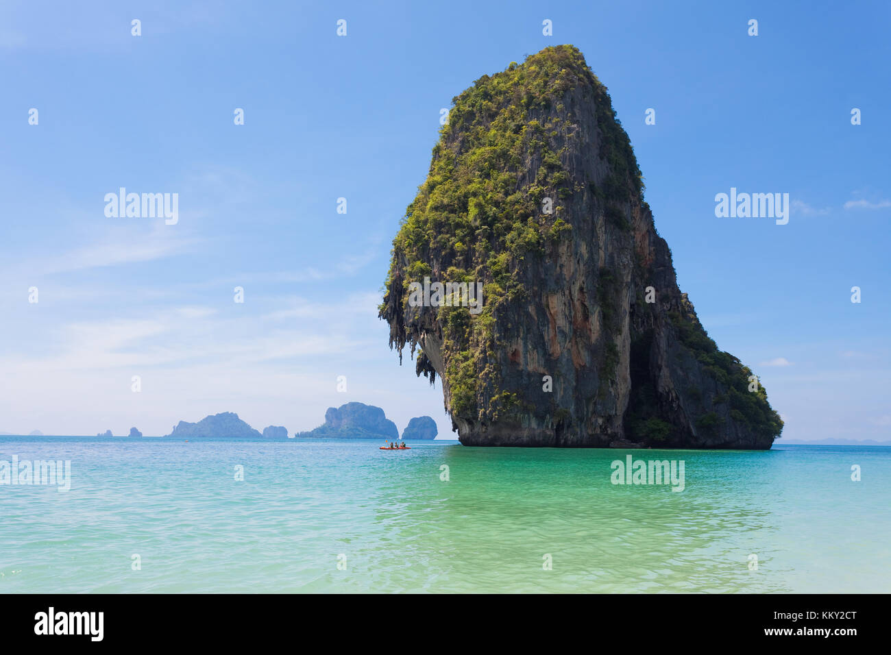 Thailand - Giant rock of Phra Nang Beach - Krabi - Asia Stock Photo - Alamy