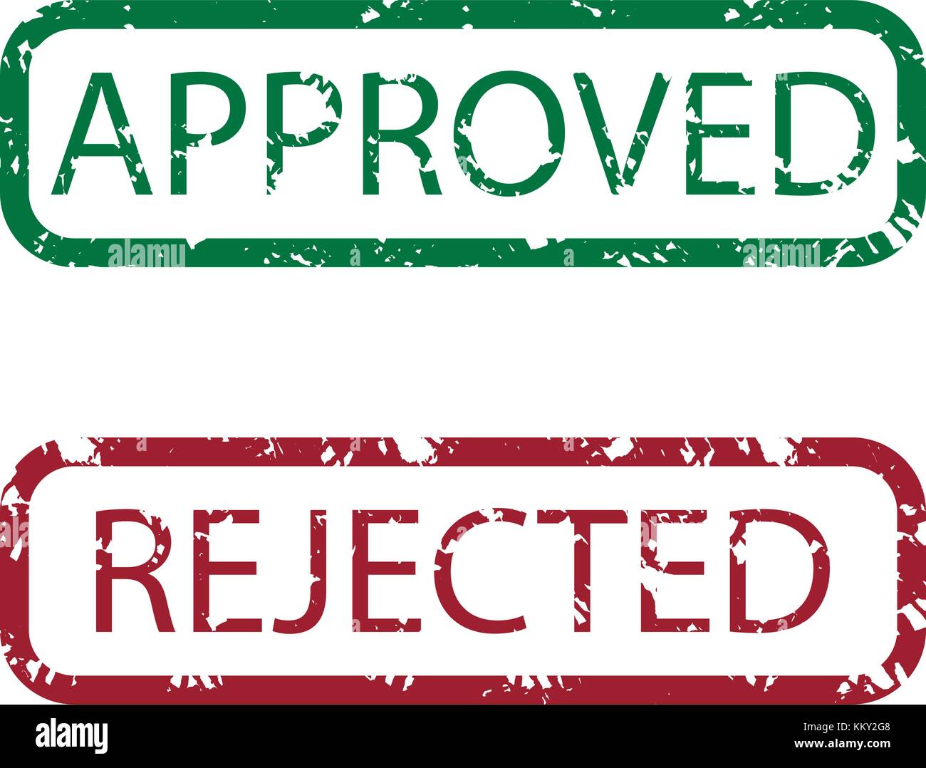Approval vector vectors hi-res stock photography and images - Alamy