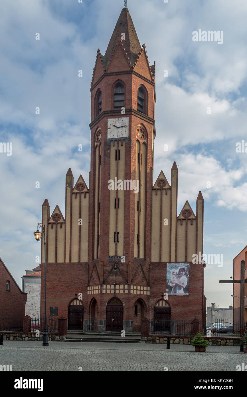 Parish Our Lady Queen of Polish in Znin Stock Photo - Alamy