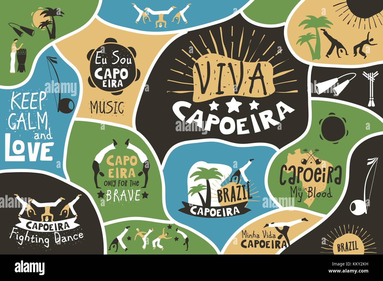 Brazil design element Stock Vector Images - Alamy