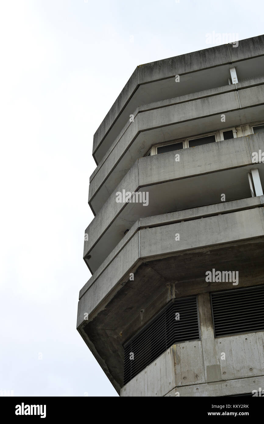 Brutalist architecture in Southampton, Hampshire, England, UK Stock ...