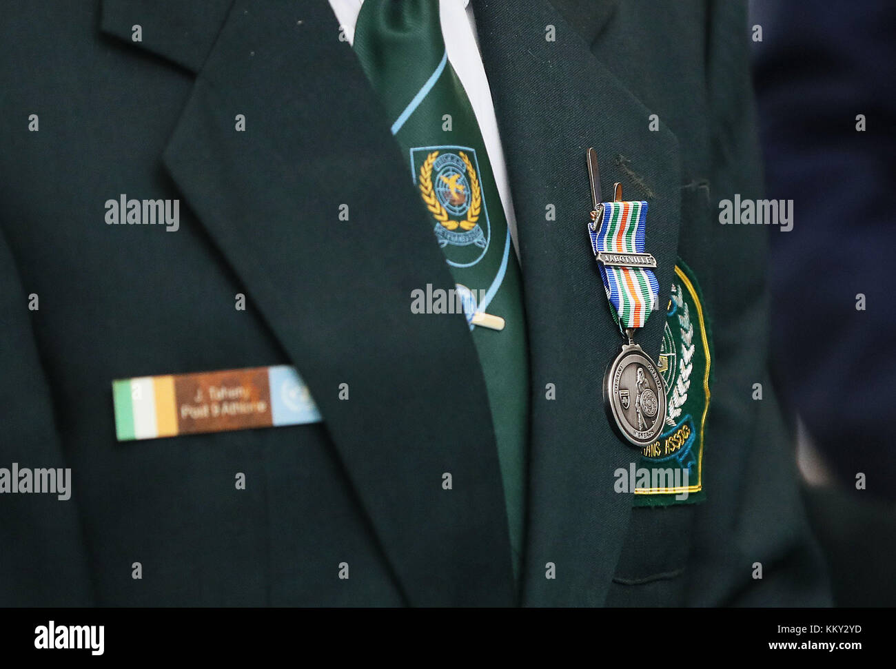 A view of the medal at Custume Barracks, Athlone, where the ...