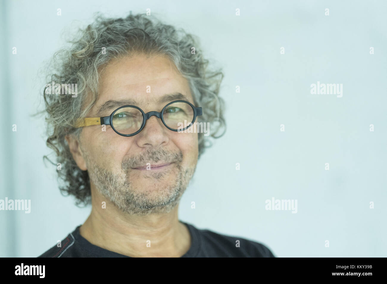 Daniele Finzi Pasca poses during the presentation of 'La Verità' at ...