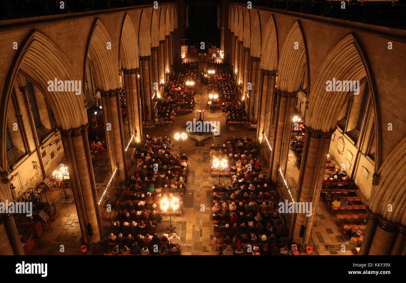 Salisbury cathedral advent procession hi-res stock photography and ...