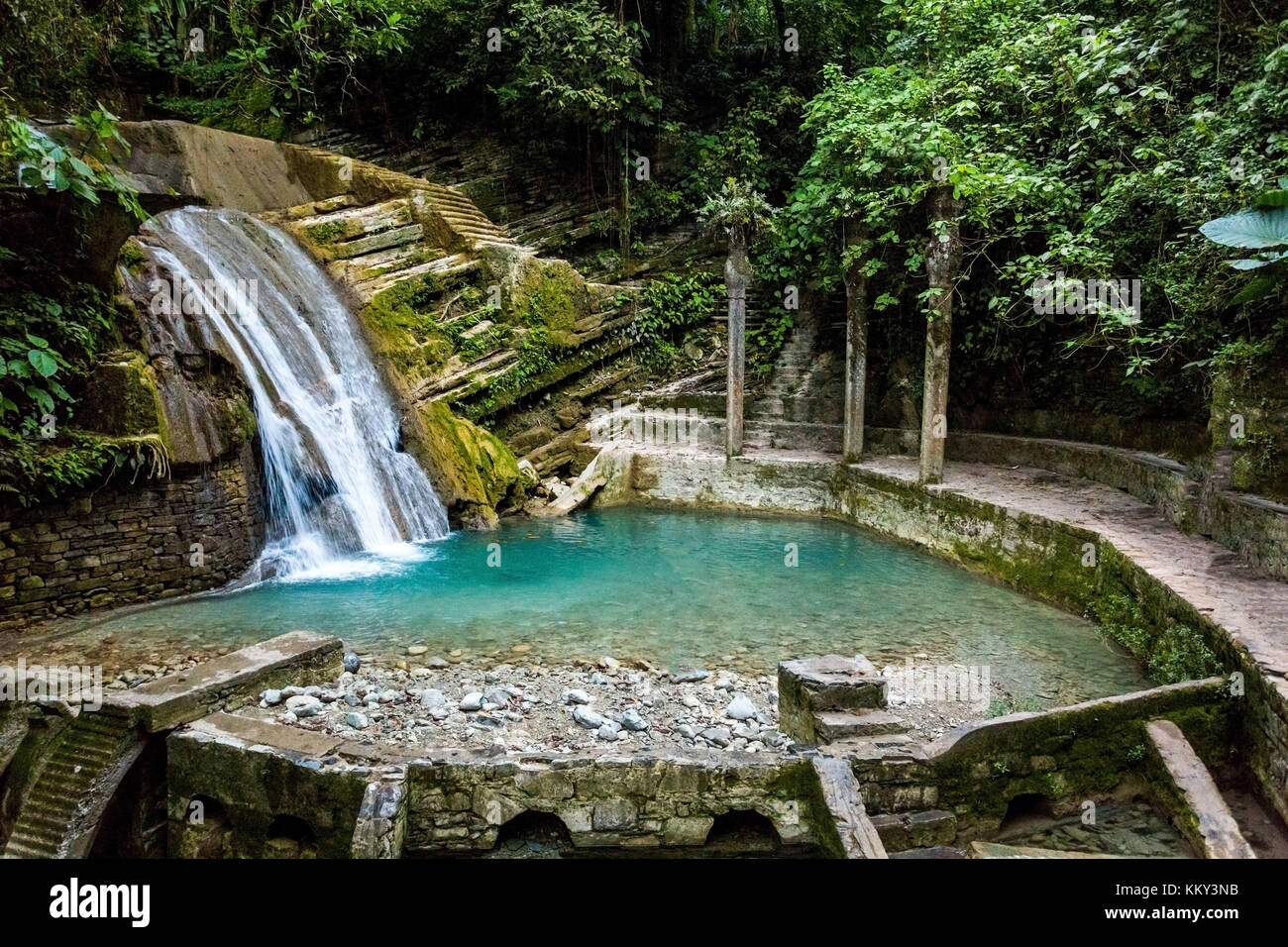Xilitla ruins in Mexico pueblo magico place Stock Photo - Alamy