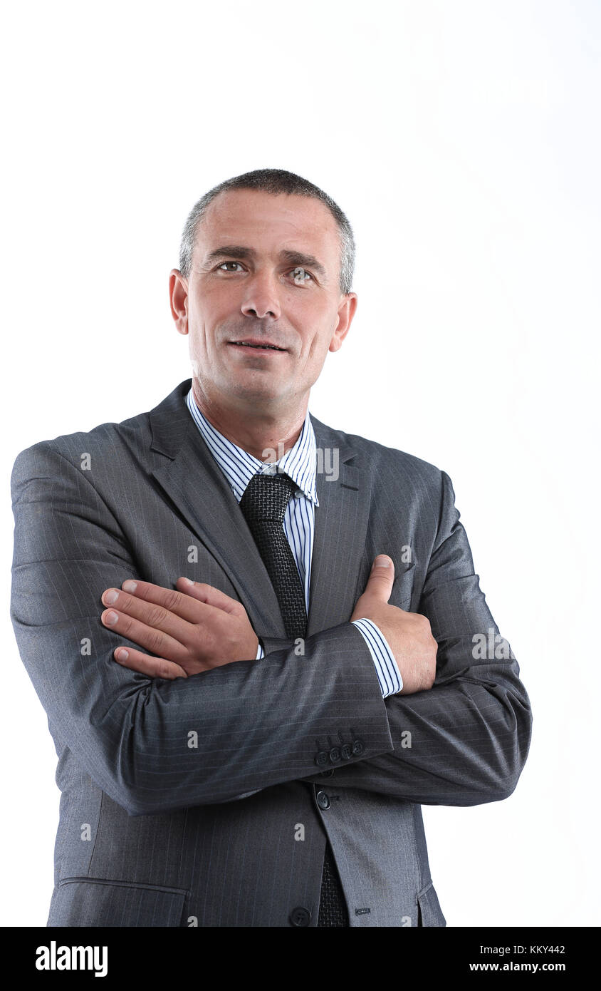 face of a successful businessman Stock Photo - Alamy