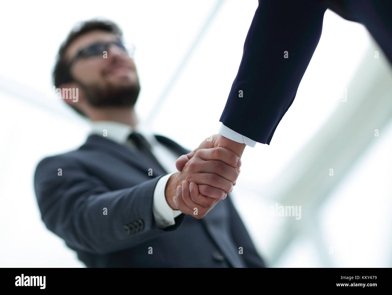 Success concept in business - handshake of partners Stock Photo - Alamy