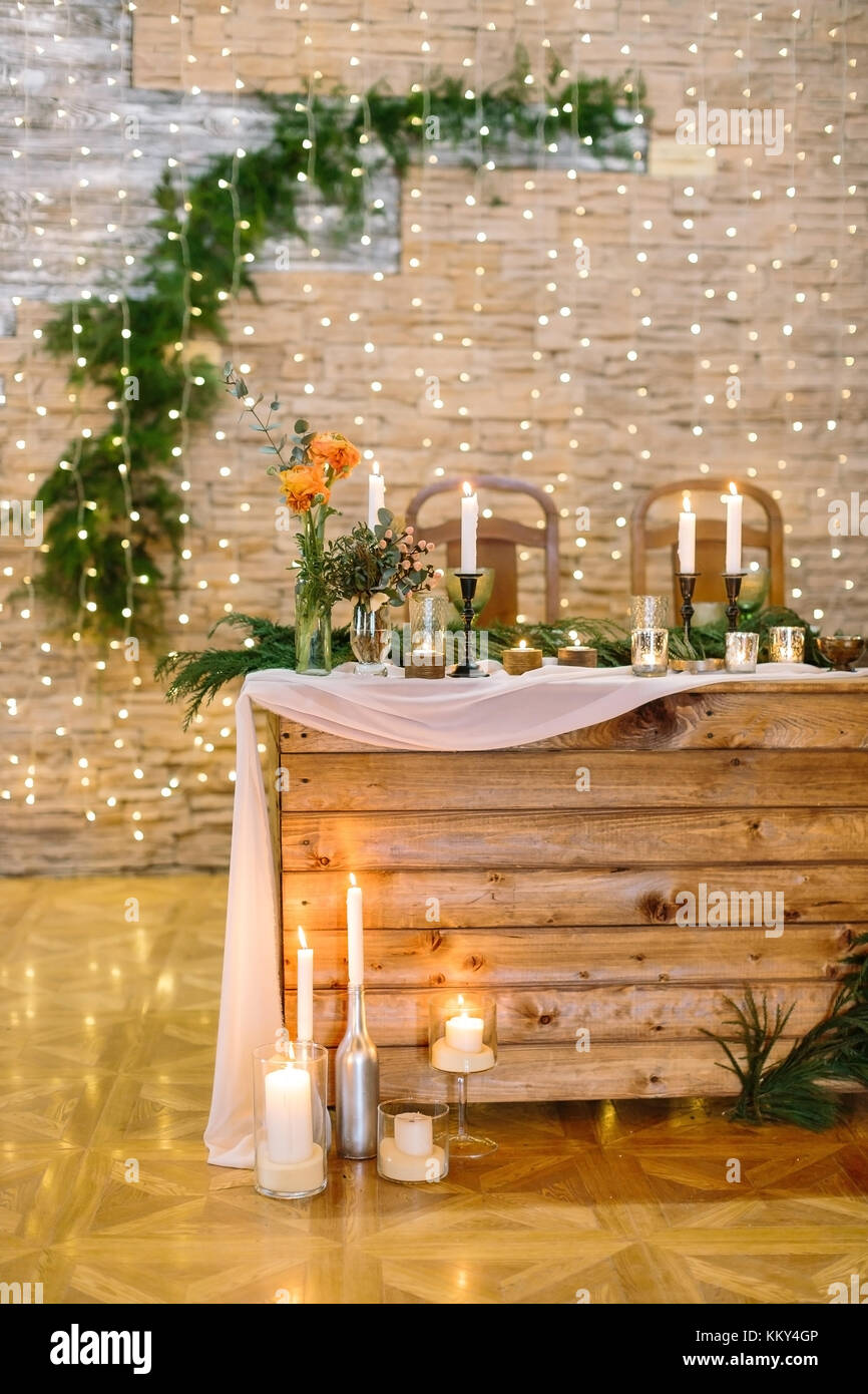 restaurant, serving, design concept. space for celebrating holidays ...