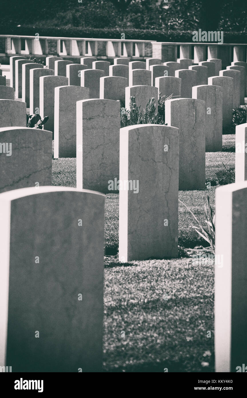 Cemetery army veterans white headstones hi-res stock photography and ...