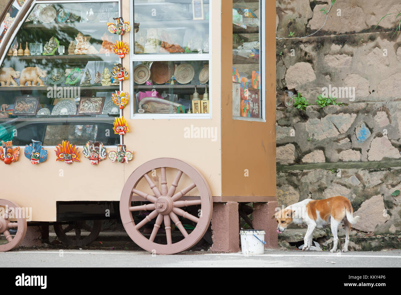 Souvenir shop, Kandy, Sri Lanka, Asia Stock Photo - Alamy