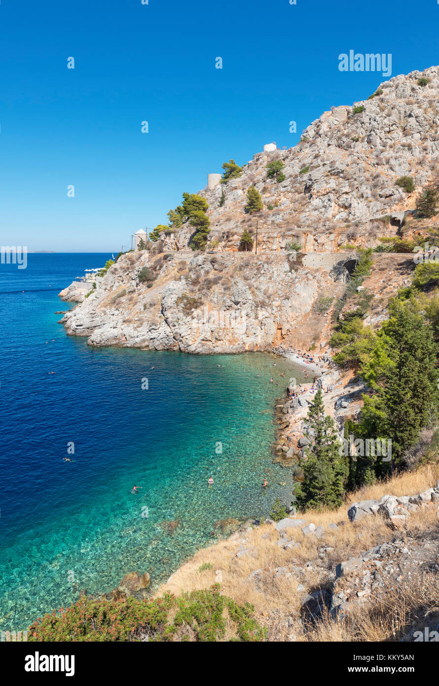 Avlaki beach hydra hi-res stock photography and images - Alamy