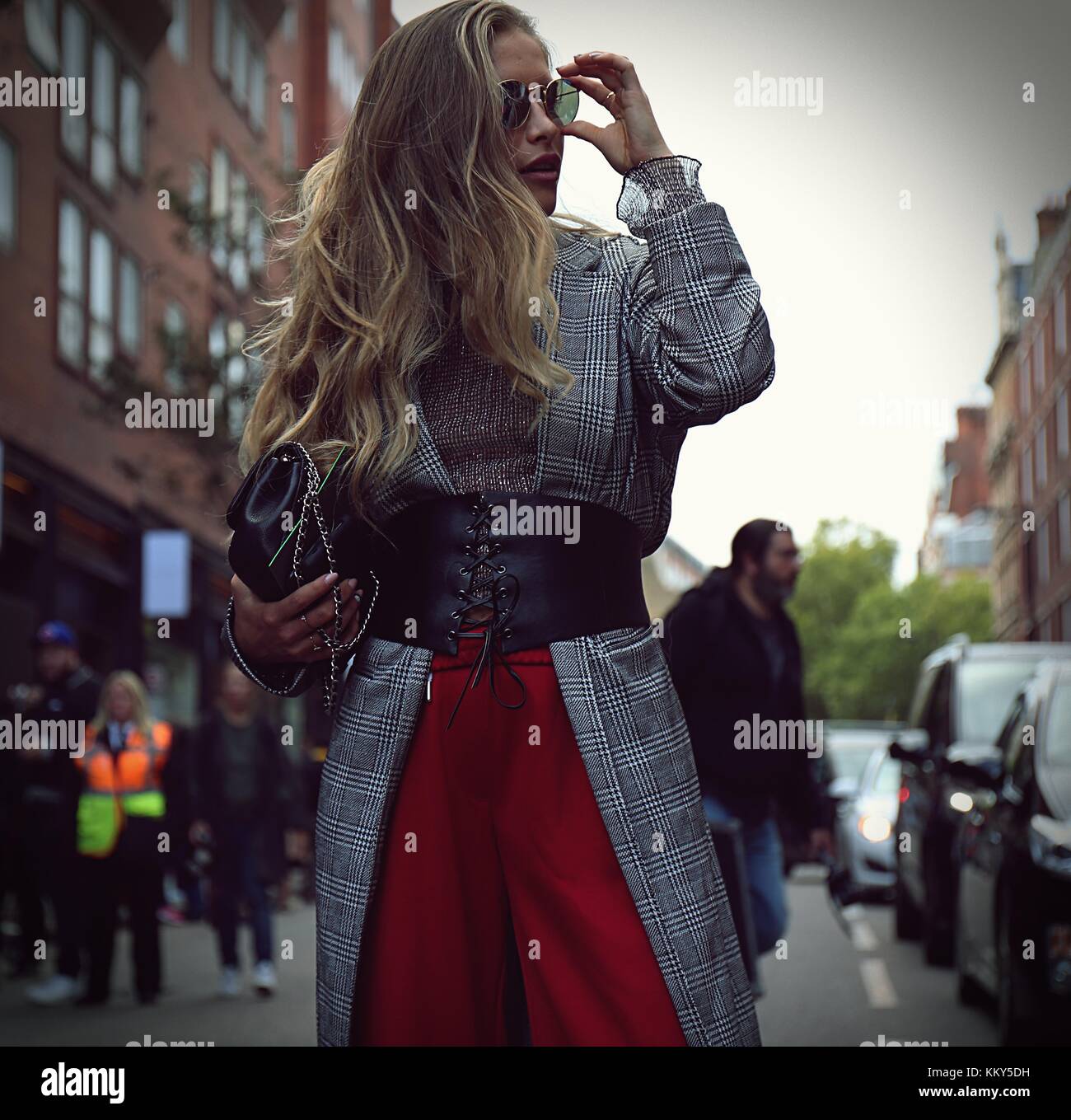LONDON- 17 September 2017 Maya Malnar on the street during the London ...