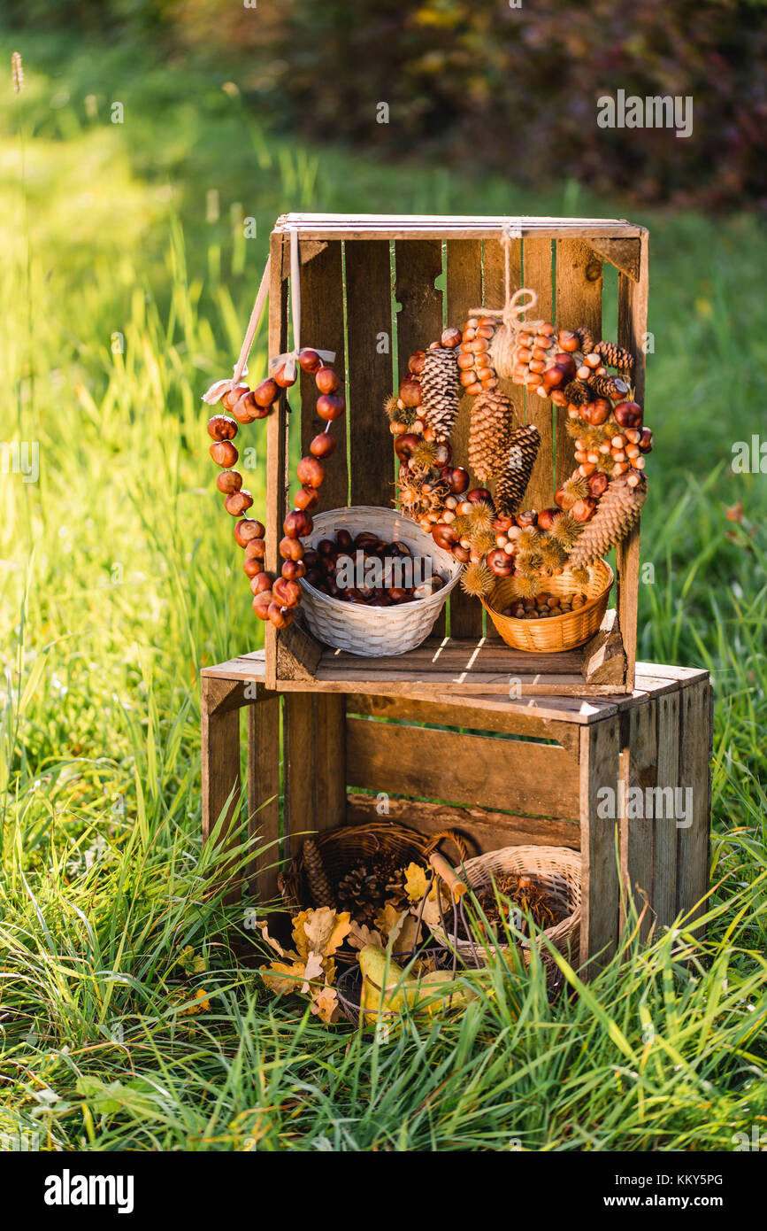 Stacked wooden boxes hi-res stock photography and images - Alamy
