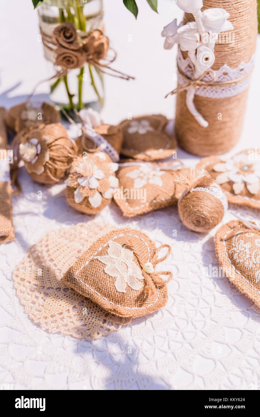 Jute decoration hi-res stock photography and images - Alamy