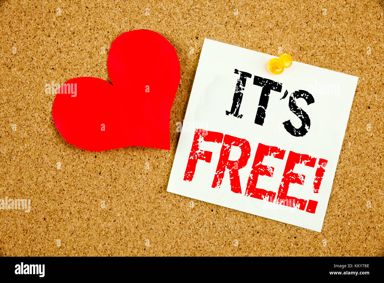 Conceptual hand writing text caption inspiration showing It's Here ...