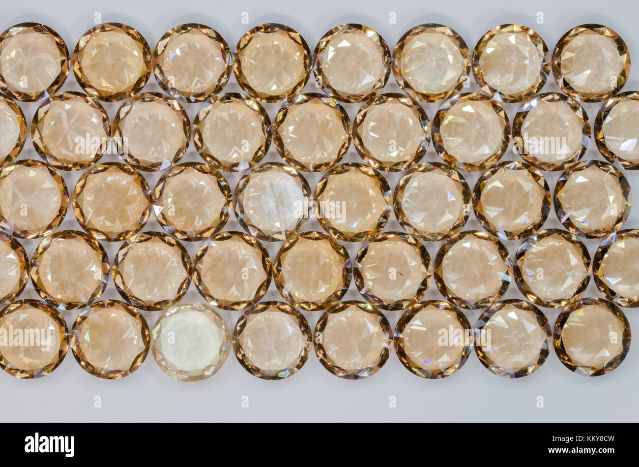 close up red diamond in pattern. diamond put in horizion row and ...