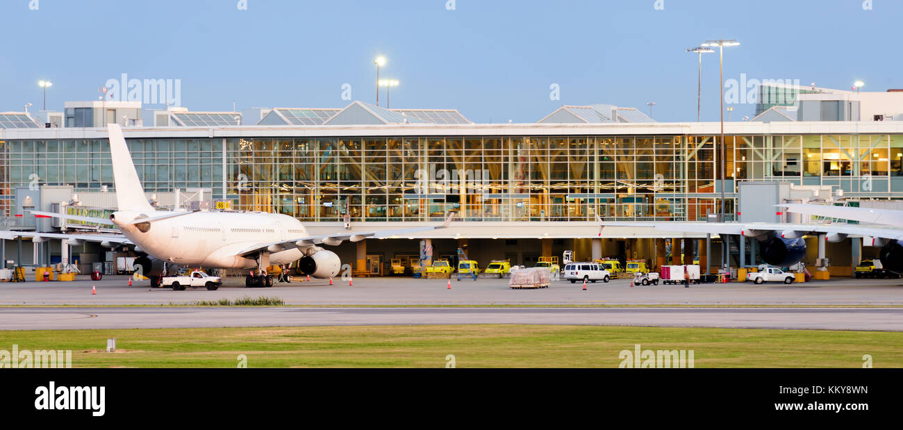 To the passengers' services is a modern airport building, quality and ...