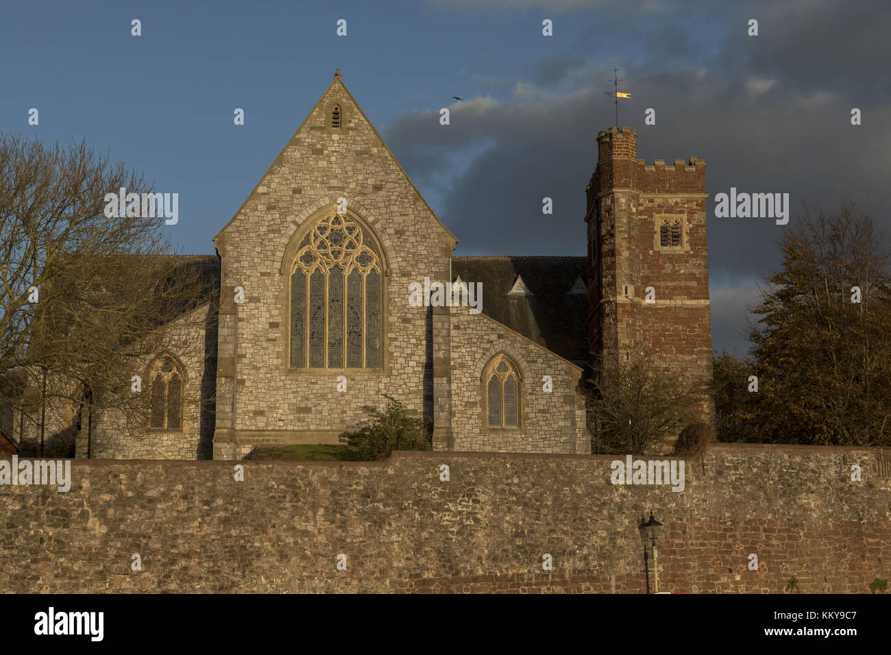 Beautiful old church at Topsham, Devon Stock Photo - Alamy