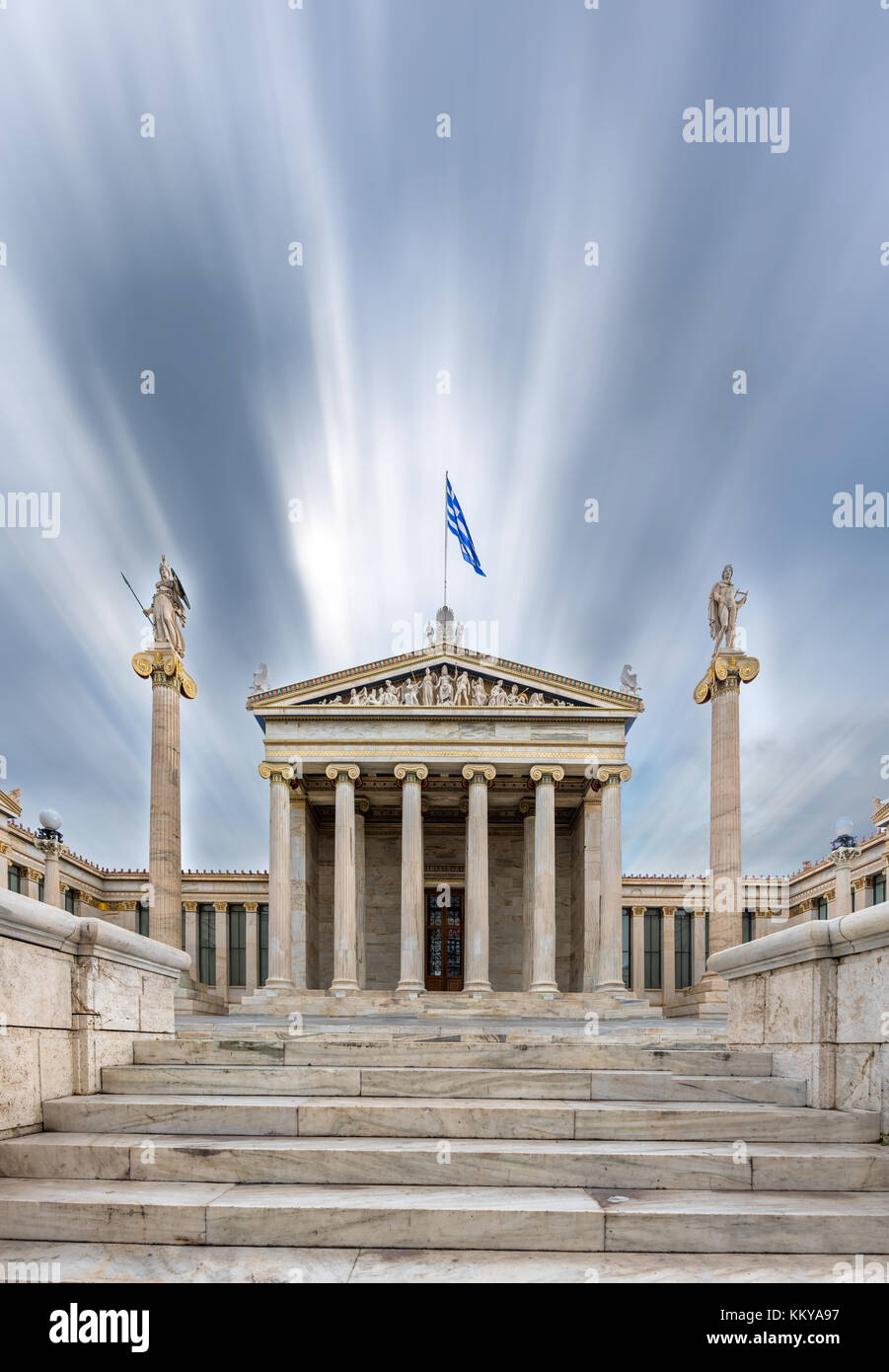Academy of Athens in Greece Stock Photo - Alamy