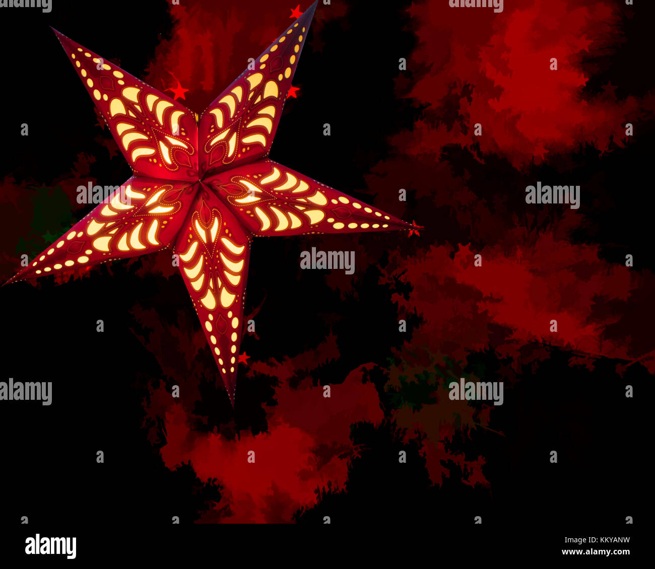 DIGITAL ART: Christmas Design Stock Photo - Alamy