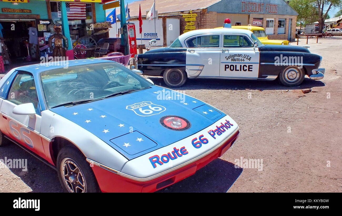Multi colored police car hi-res stock photography and images - Alamy
