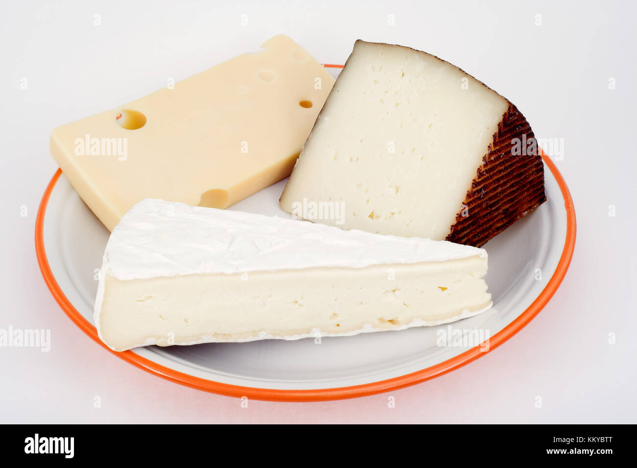 Cheese (three different ones Stock Photo - Alamy