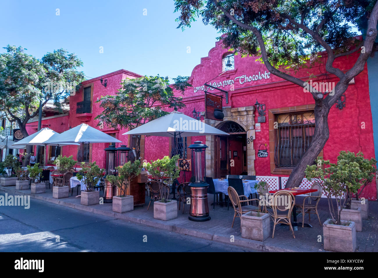 Bar / Cafe in Santiago, Chile Stock Photo - Alamy