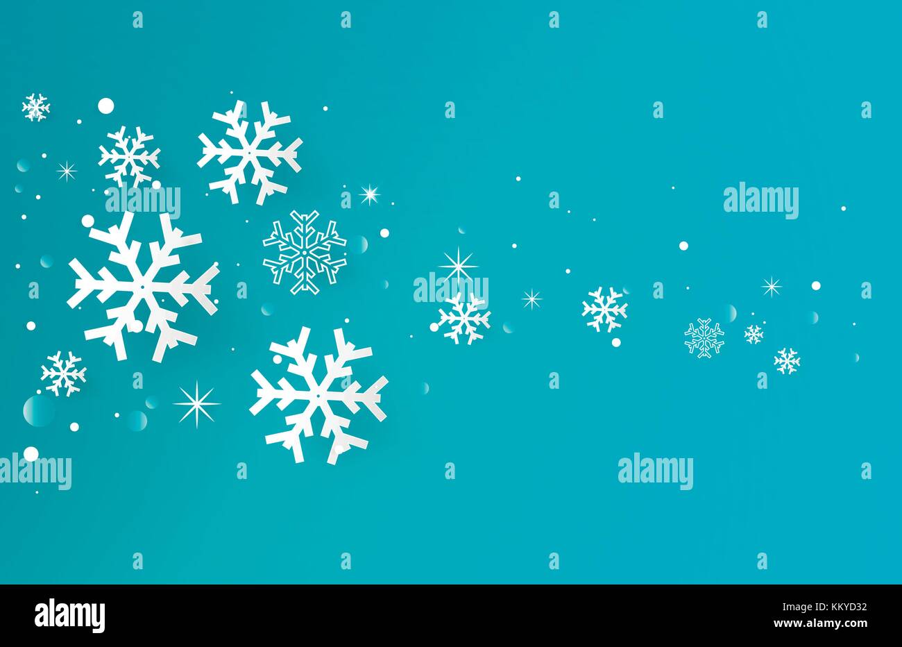 Realistic Vector Snowflakes Stock Vector Image & Art - Alamy