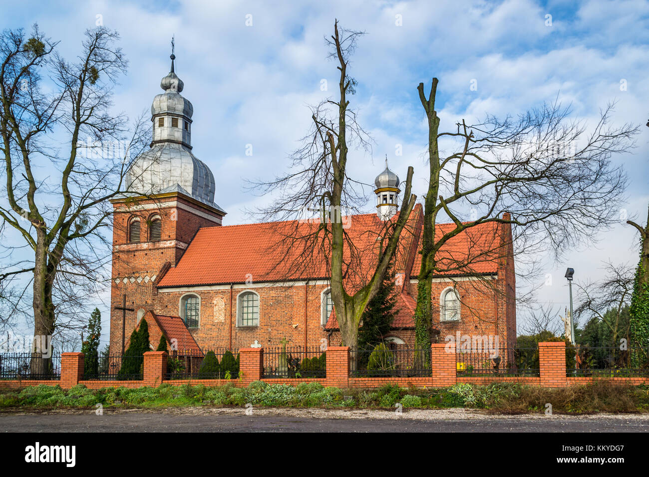 Church of Saint Martin in Znin, Poland Stock Photo - Alamy