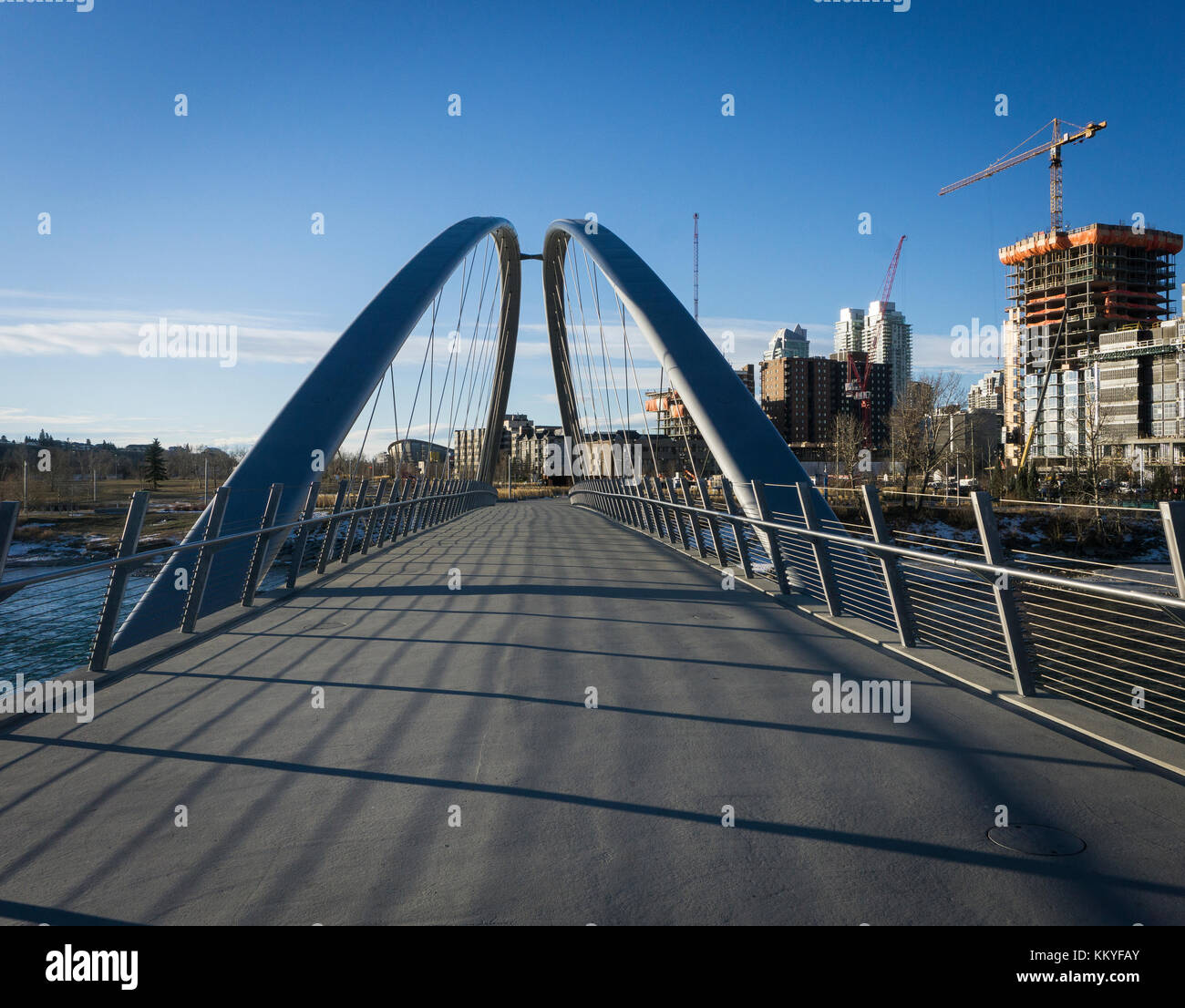 George C. King Bridge Calgary AB Stock Photo - Alamy