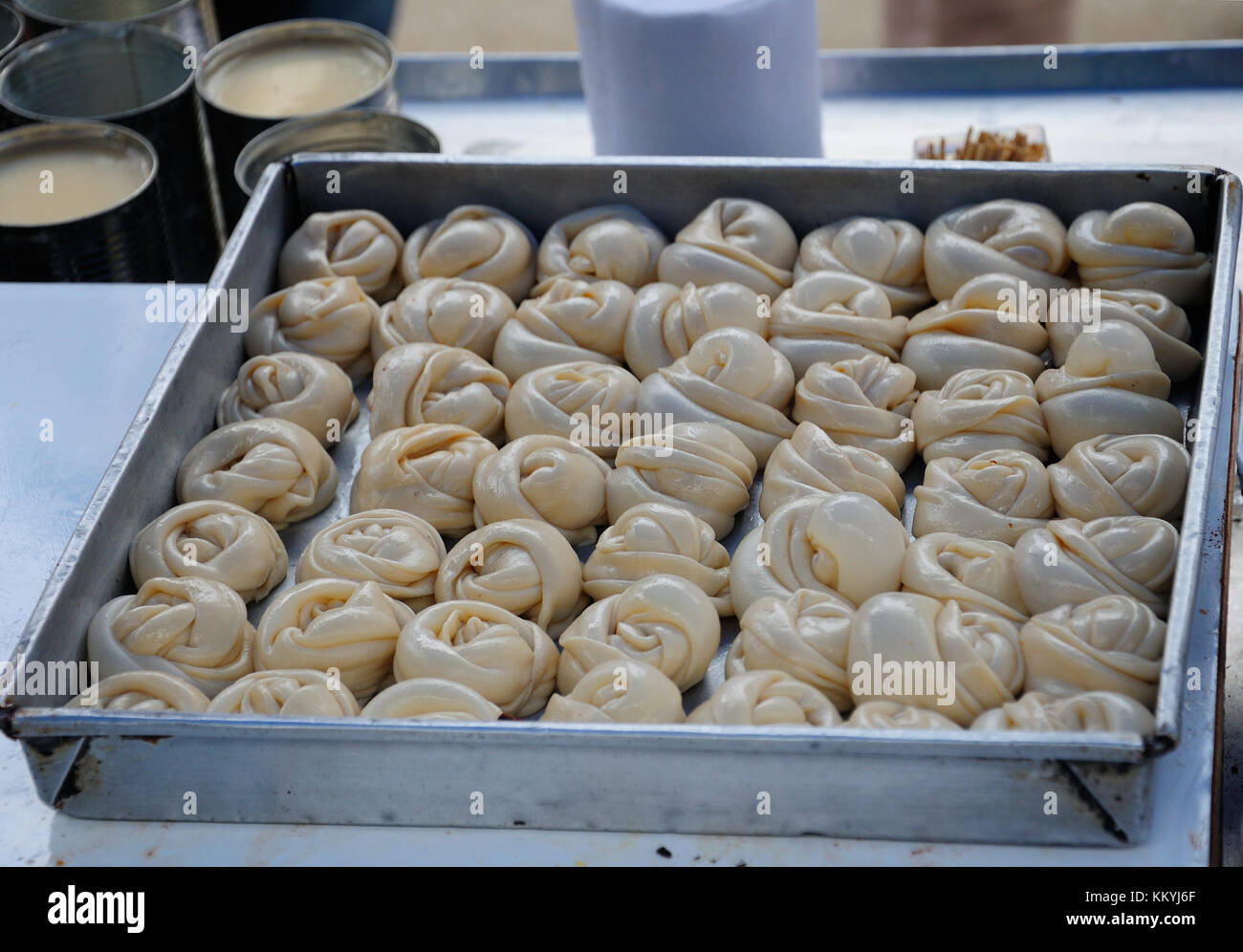 Flour Roti Placed in the tray. For Sale, Frying Roti, traditional ...